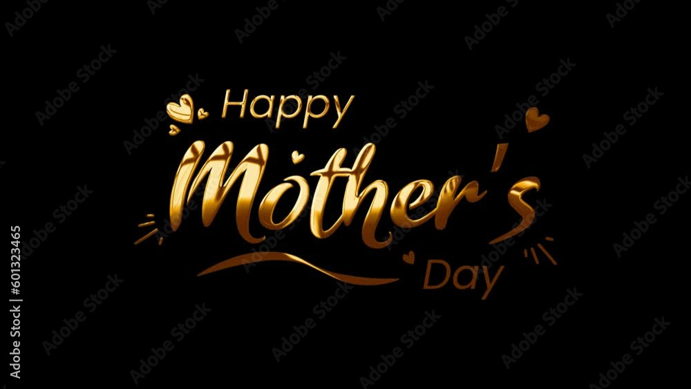 Happy Mother's Day. Animation mother day. Mother day animated. greeting ...