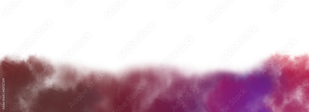 Colorful smoke steam isolated transparent background. Fog and mist ...
