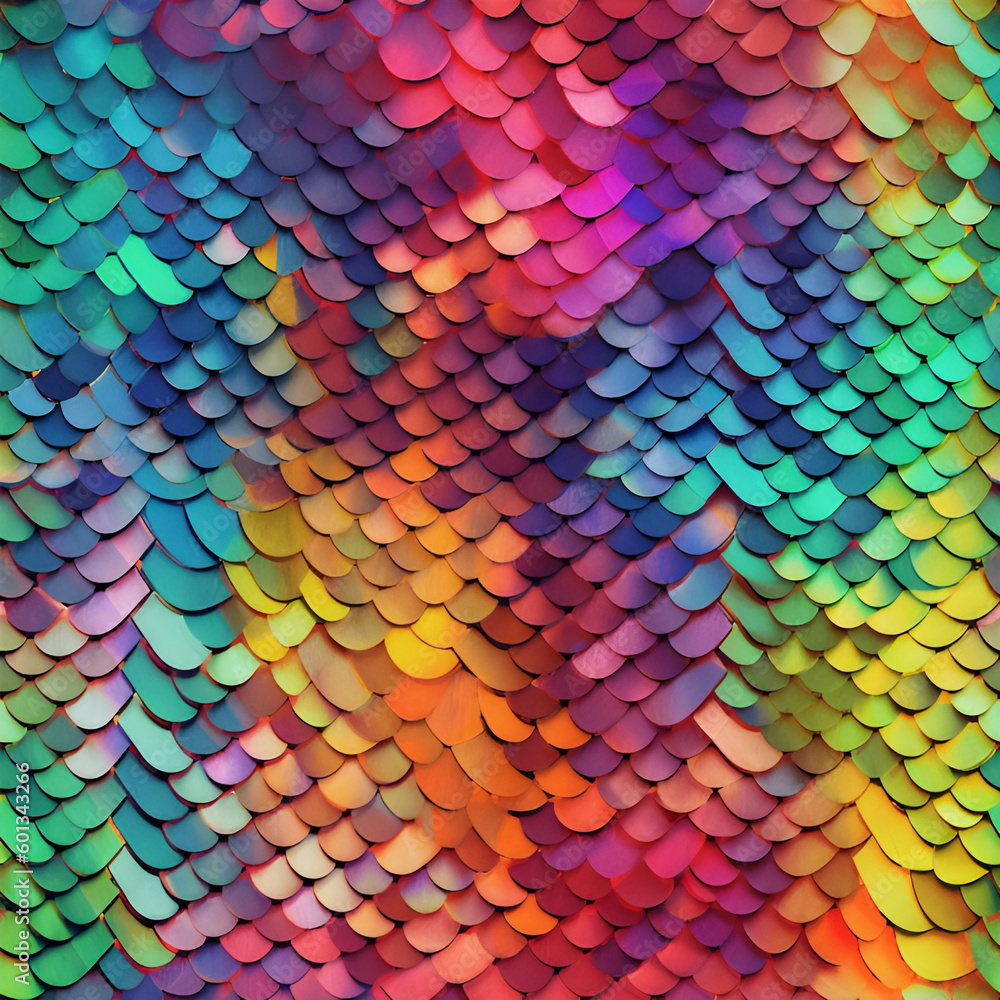 Rainbow iridescent scales texture, dragon reptile fish snake scales ...