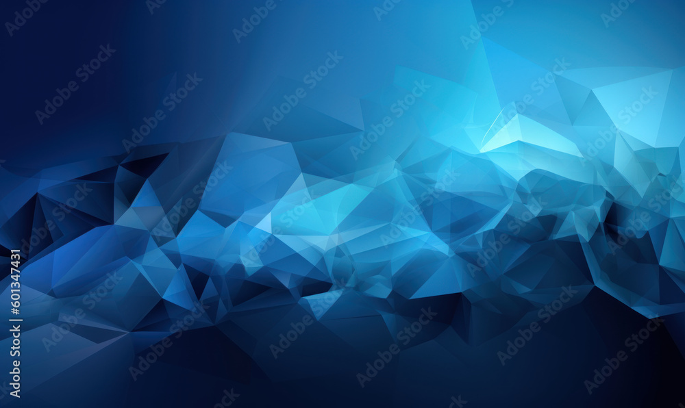 Abstract blue color background or wallpaper with random designs of ...