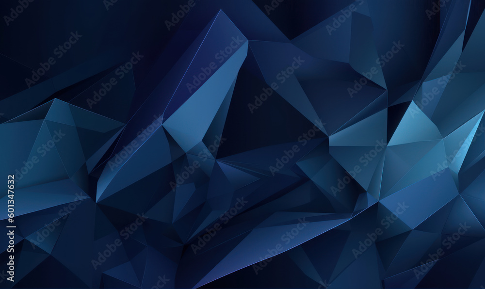 Abstract navy blue color background or wallpaper with random designs of ...