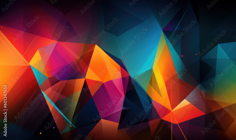 Abstract colorful color background or wallpaper with random designs of ...