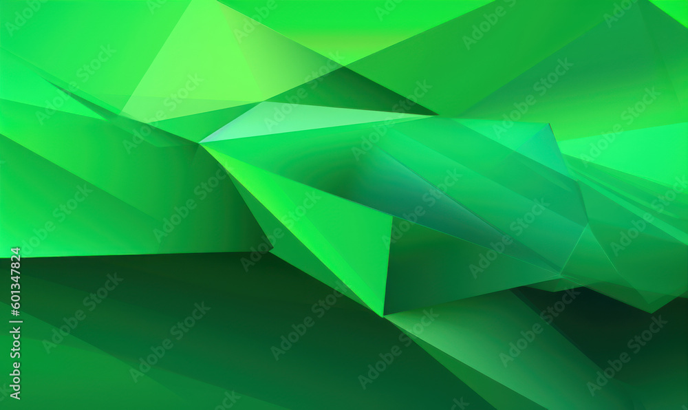 Abstract kelly green color background or wallpaper with random designs ...