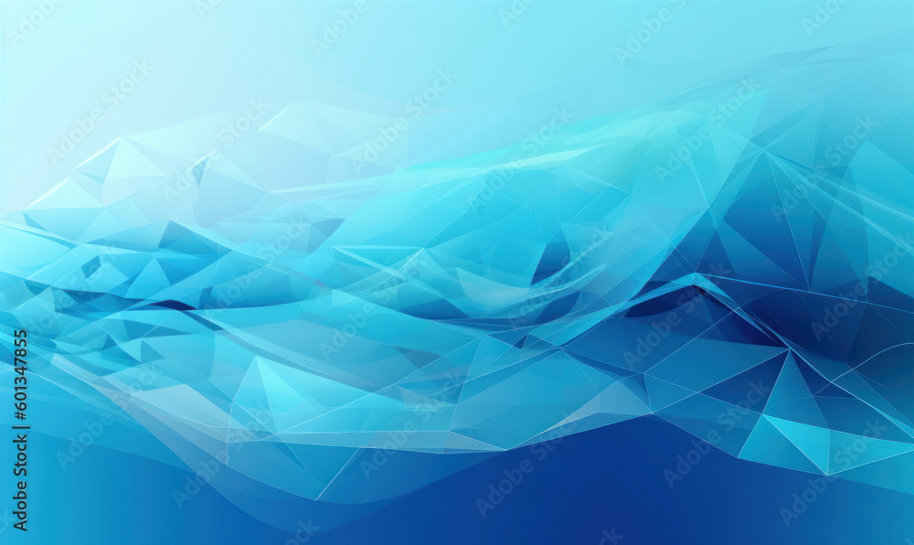 Abstract sky blue color background or wallpaper with random designs of ...