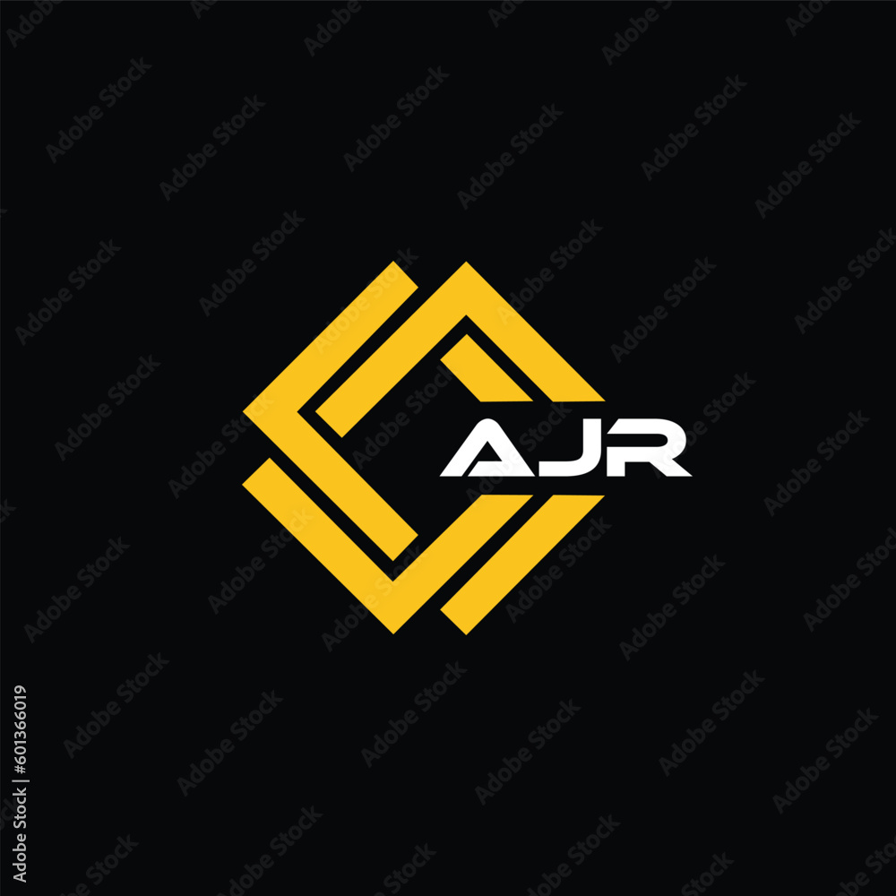 AJR letter design for logo and icon.AJR monogram logo.vector ...