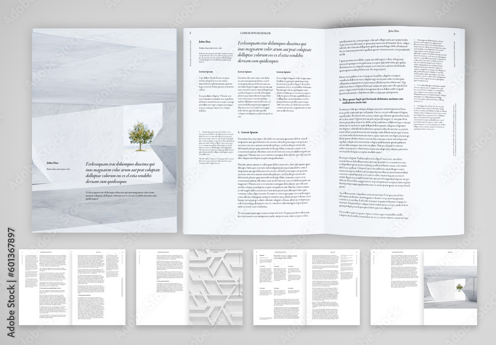 Specialized Publication Stock Template | Adobe Stock