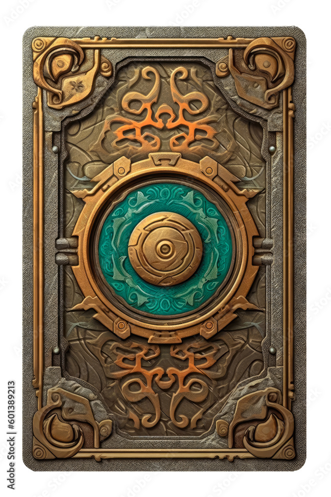 Card deck design. Card back design. 2d mobile game asset made with ...