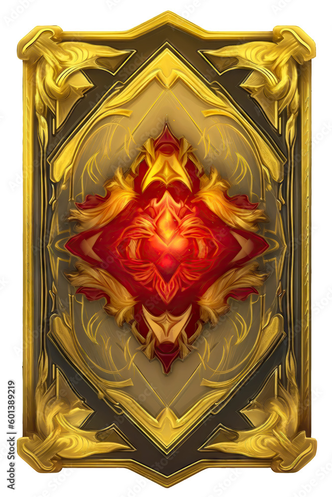 Card deck design. Card back design. 2d mobile game asset made with ...