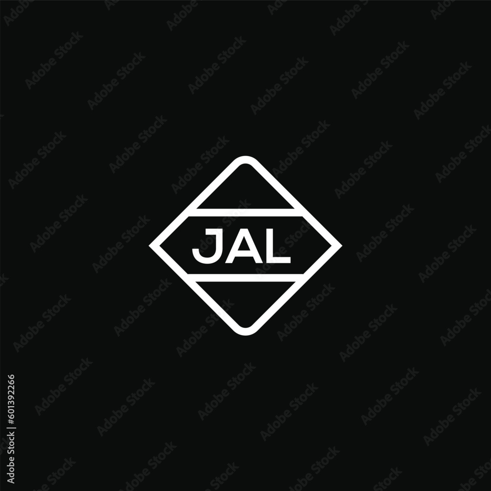 JAL letter design for logo and icon.JAL monogram logo.vector ...