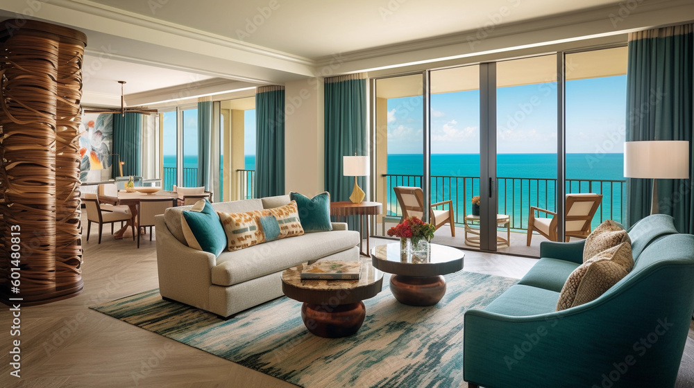 oceanfront suite room, conference room, office room, home office with ...