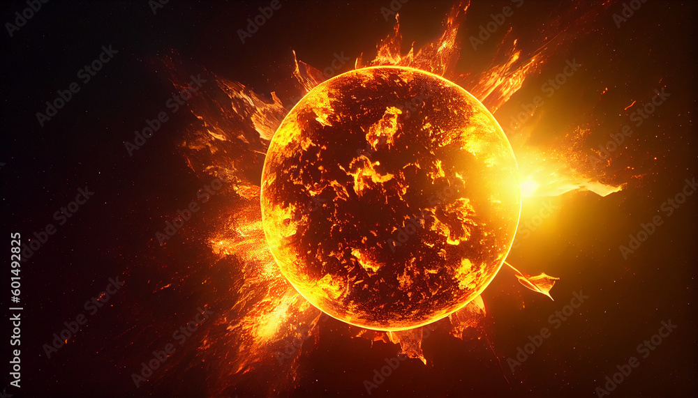 Solar Symphony: Sun from Spaceship - Ultra HD 8K Cinematic Orientation ...