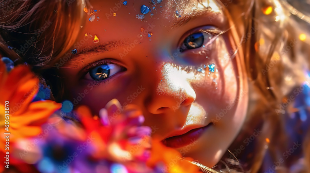 wonder and awe through the macro closeup lens of an adorable little ...