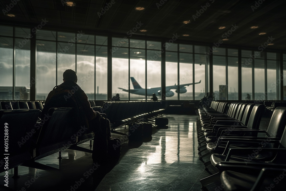 Airport, airplane, fly, terminal. An aerodrome with extended facilities ...