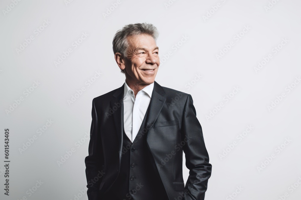 Lifestyle portrait photography of a pleased man in his 50s wearing a ...