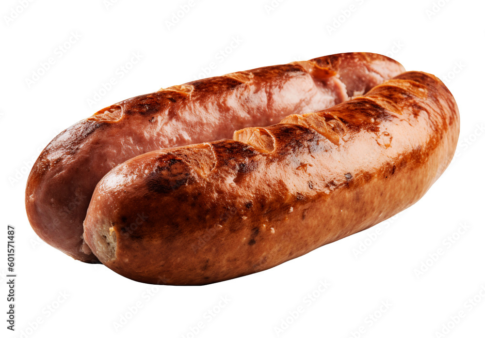 Wurst in transparent background. Generative AI. Stock Illustration ...