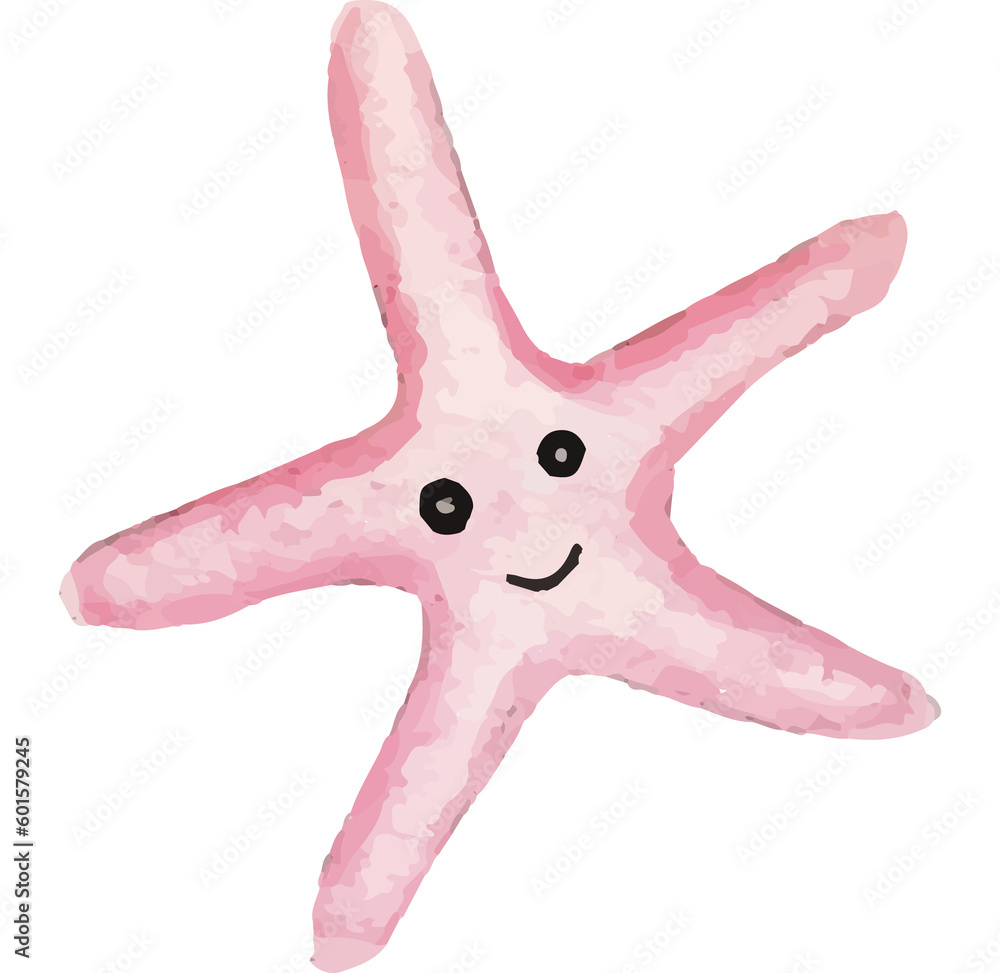 Starfish Under The Sea Clip art Element Transparent Background Stock ...