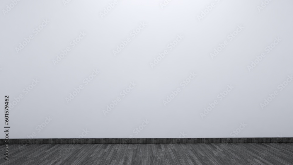 Empty room space background. With fabric floor perspektive pattern and ...