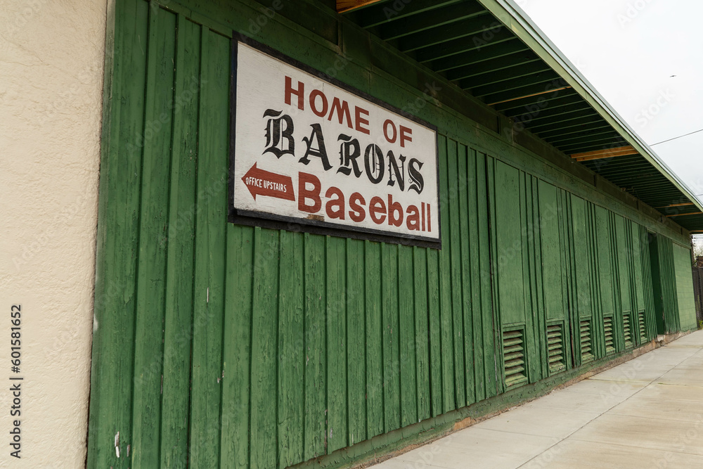 Birmingham, AL - April 2021: Rickwood Field, the oldest professional ...