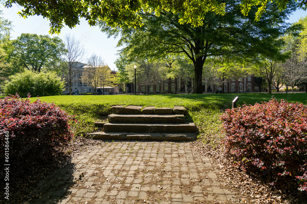 Tuscaloosa, AL - April 2021: The historic site of Franklin Hall, "The ...