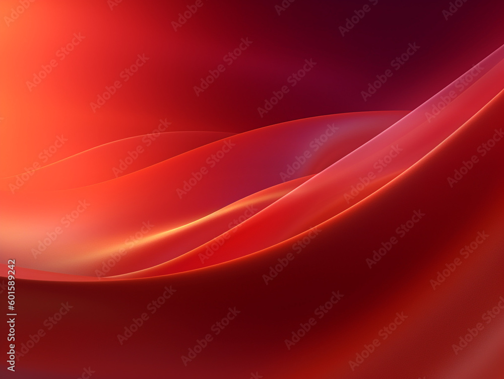 Red Wavy Smooth Texture Background Wallpaper AI Generated Stock ...