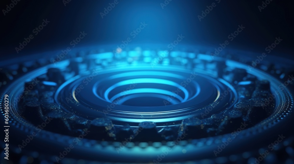 Abstract Technology Spotlight Blue Backgrounds with spotlight ...