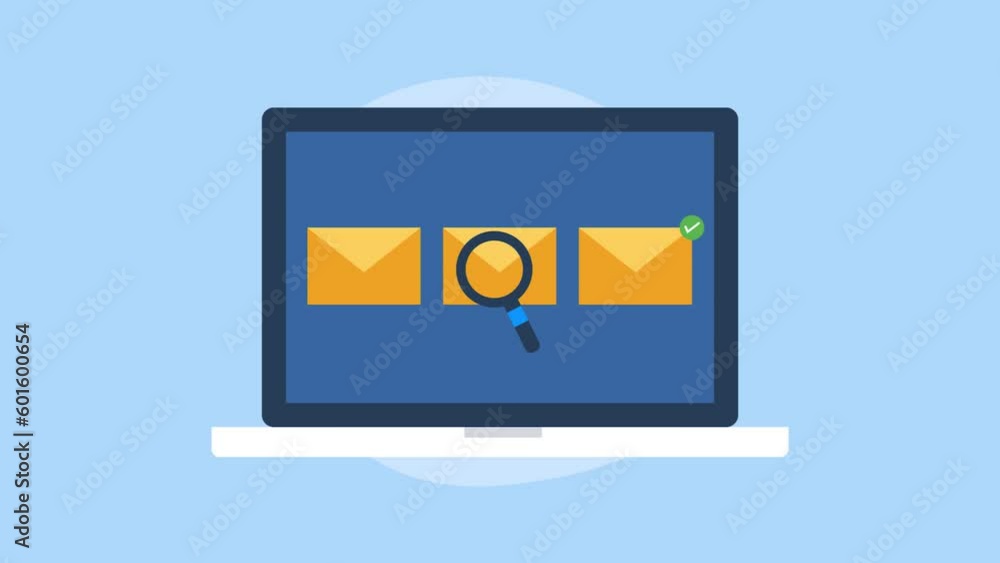 Cyber security software scanning email for virus, malware, phishing ...