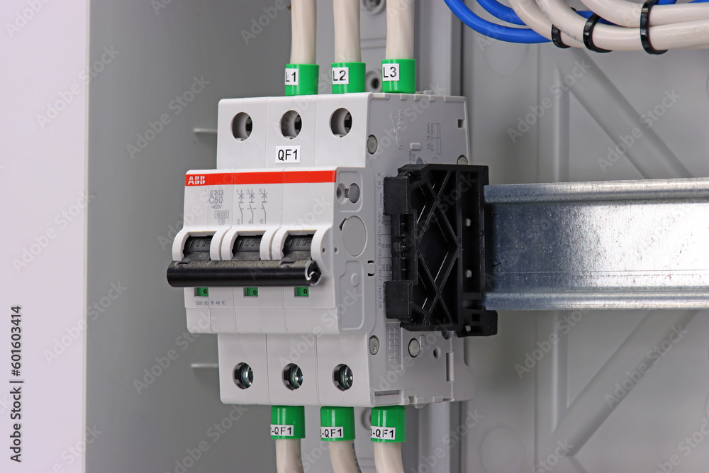 ABB circuit breakers installed in the ABB Mistral electrical ...
