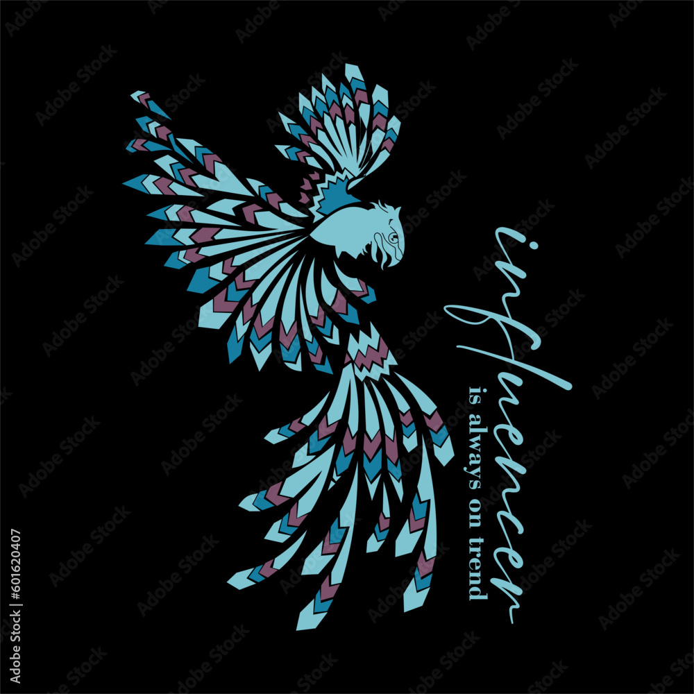 influencer is always on trend typography slogan for t shirt printing ...