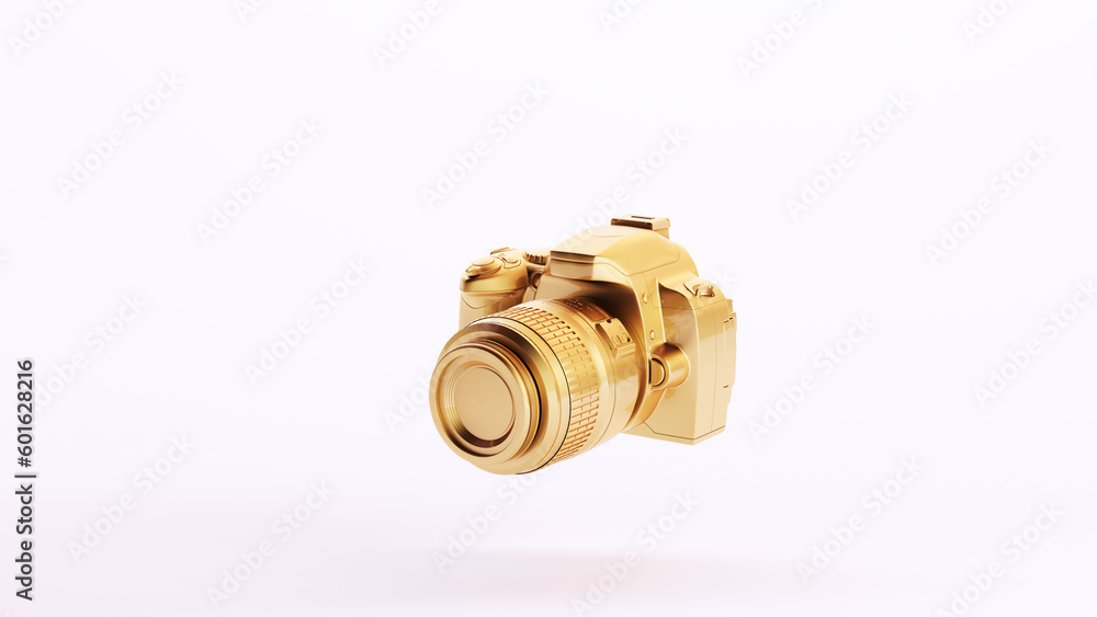 Gold Camera Photography Equipment Golden Luxury Art Decorative Wealth ...