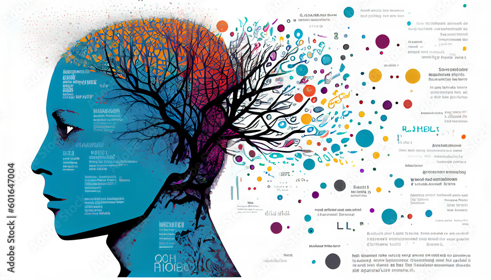 human brain mind map tree Stock Illustration | Adobe Stock