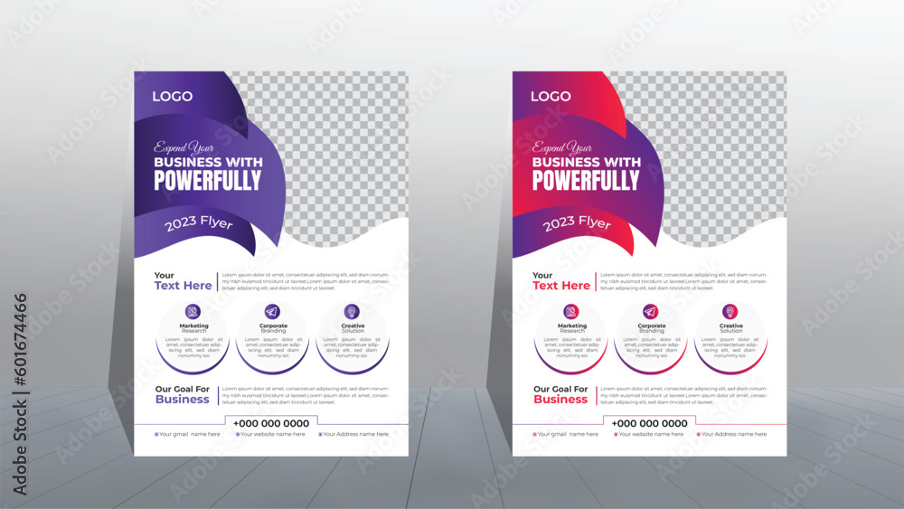 Creative Modern colorful Gradient layout , modern marketing, Brochure ...