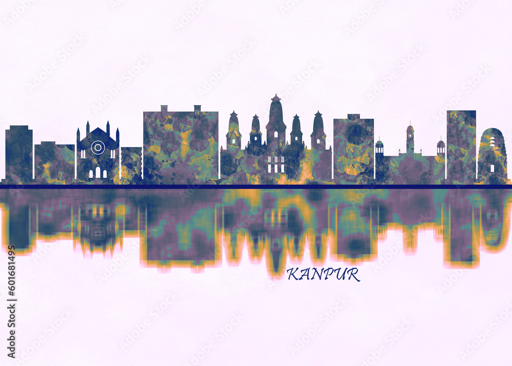 Kanpur Skyline. Cityscape Skyscraper Buildings Landscape City ...
