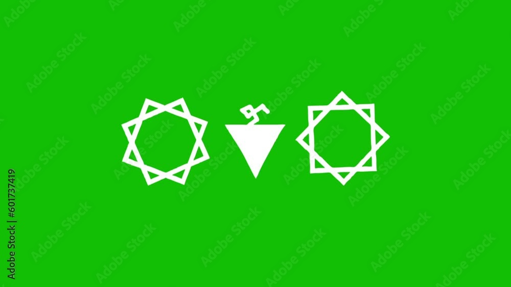 Animated judaism white line icon. Ethnic religion. Jewish people. Loop ...