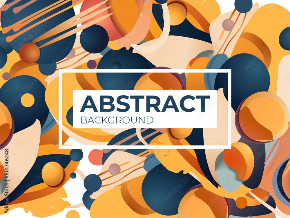 Vector Abstract Background Texture Design Bright Poster Banner Background Yellow And Blue