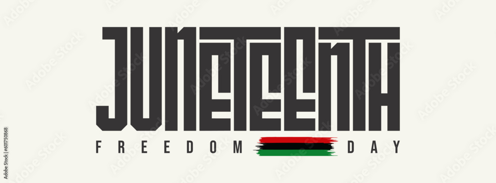 Juneteenth post, banner, poster, printable, design template for ...