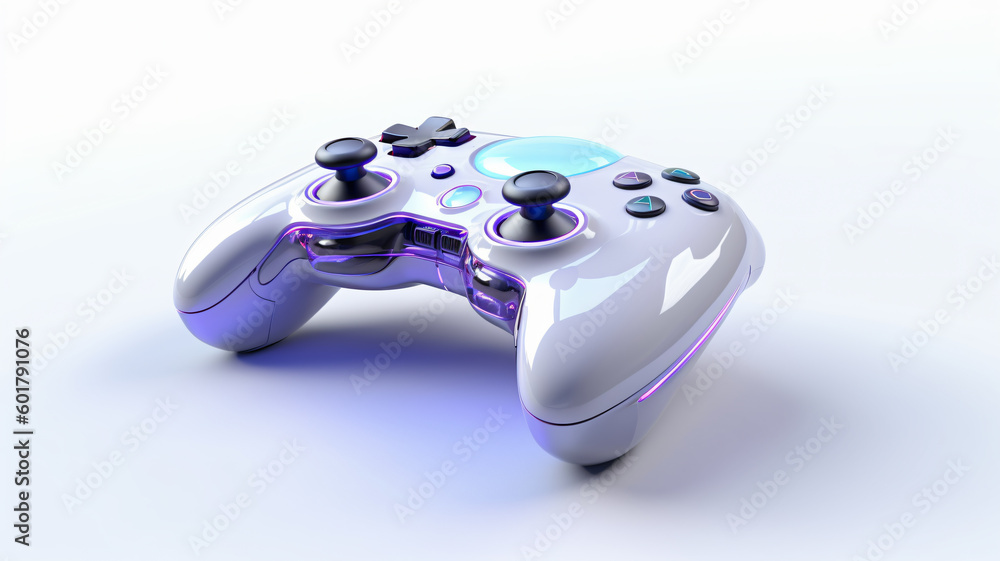 Mastering the Game: Get in Control with this Blue-Lit Video Game ...