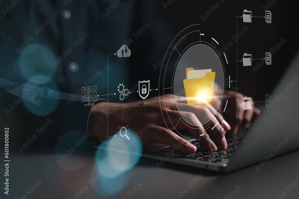 file manager, document, folder, information, management, system ...