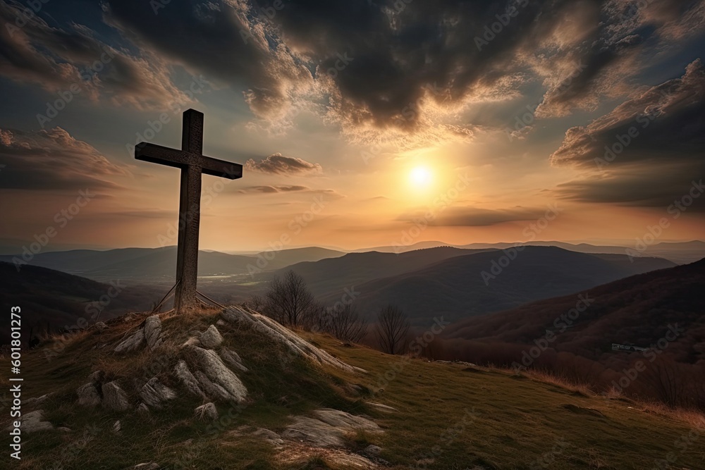 Awe-Inspiring Sunset Reveals Cross in the Mountains, a Glorious Sight ...