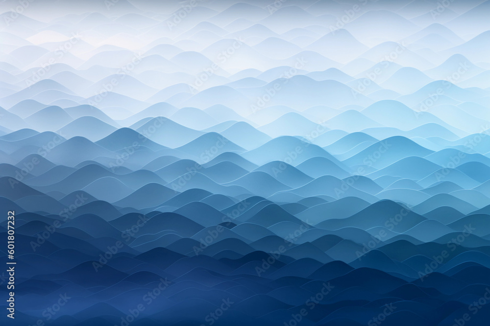 Ilustracja Stock: blue abstract gradient mountain shape background ...