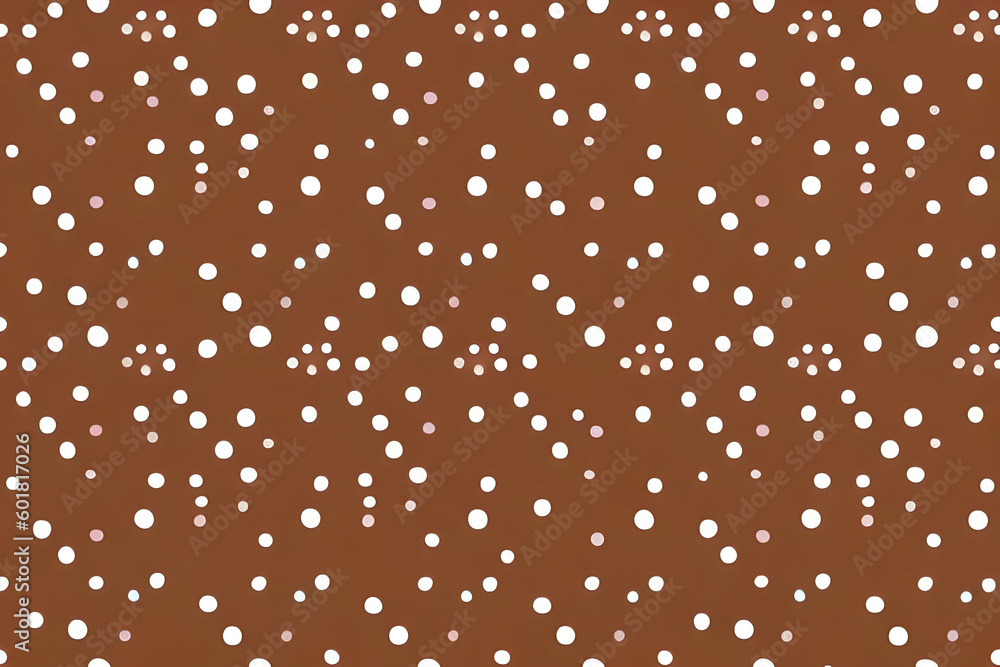 chocolate Polka dot pattern, with a fun and whimsical pattern using ...