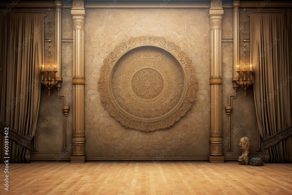 classic and vintage luxury wall backdrop Stock Illustration | Adobe Stock