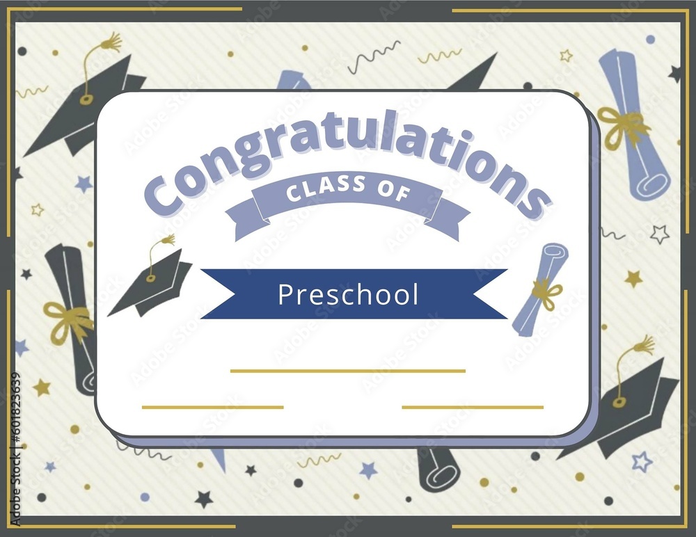 congratulations moving on up award graduation certificate-diploma ...