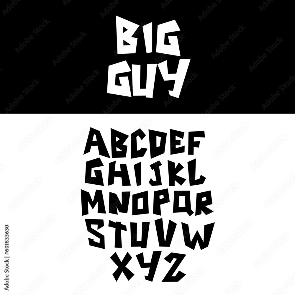 Alphabet hand lettering alphabet. Vector alphabet Stock Vector | Adobe ...