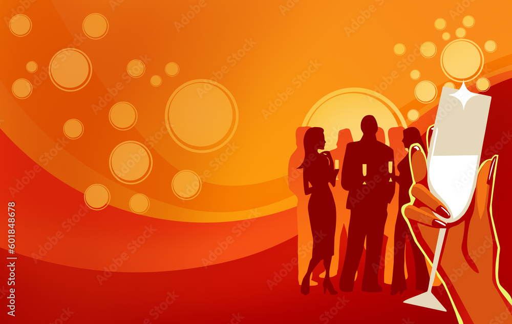 Image for designing party flyers and advertisement, or just as lounge ...