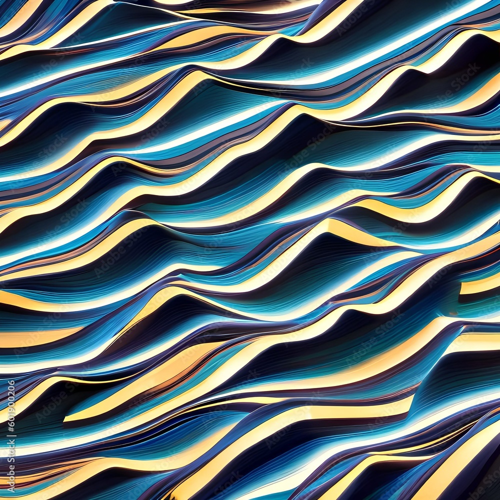 229 Waves and Lines: A dynamic and playful background featuring waves ...