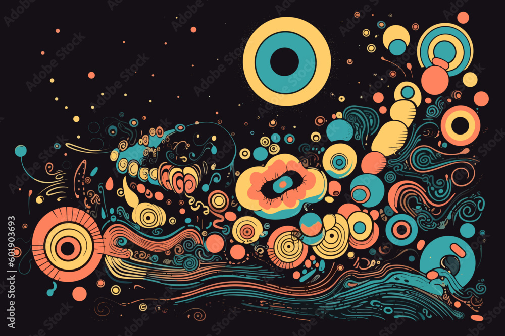 Doodle inspired Plasma screen, cartoon sticker, sketch, vector ...