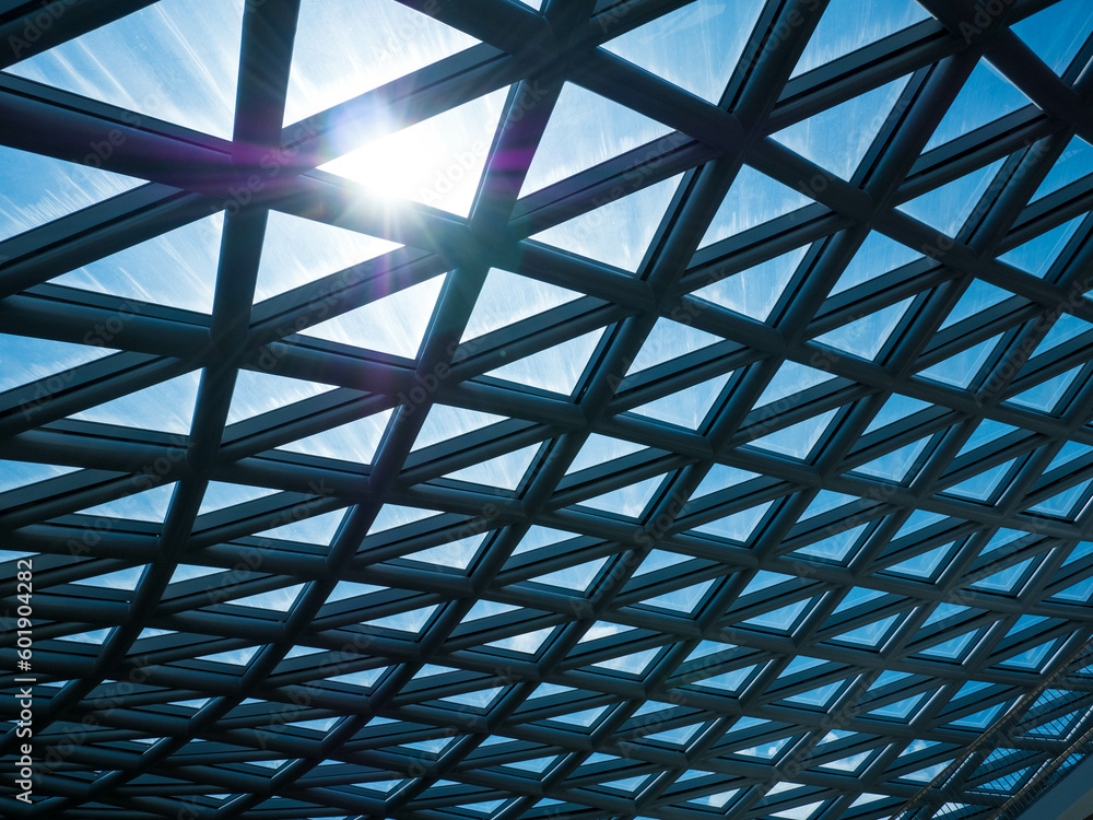 The roof truss rotates to see the sky and sunlight during the day. Roof ...