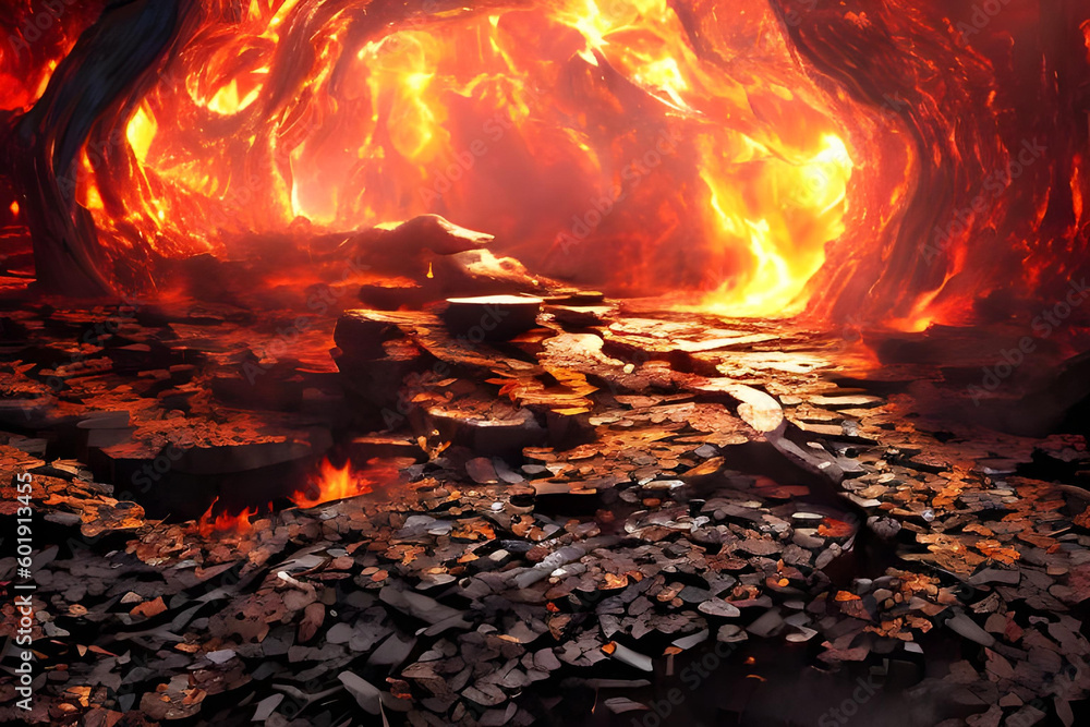 Underworld. Mythology. Fantasy. Dark. Hellish. Eerie. Mysterious. AI ...