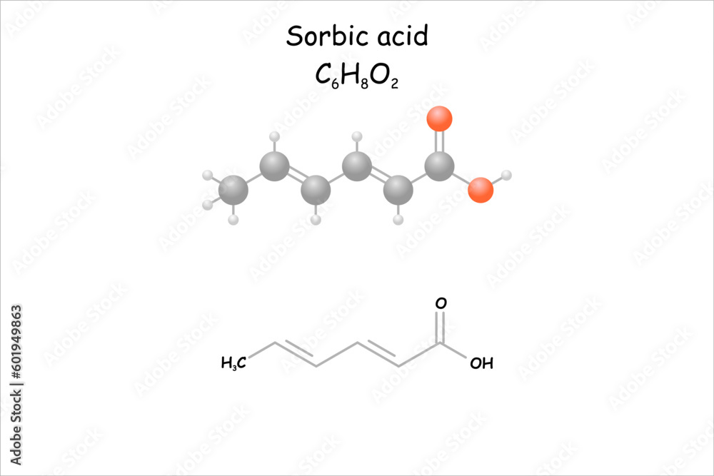 Photo & Art Print Stylized molecule model/structural formula of the ...