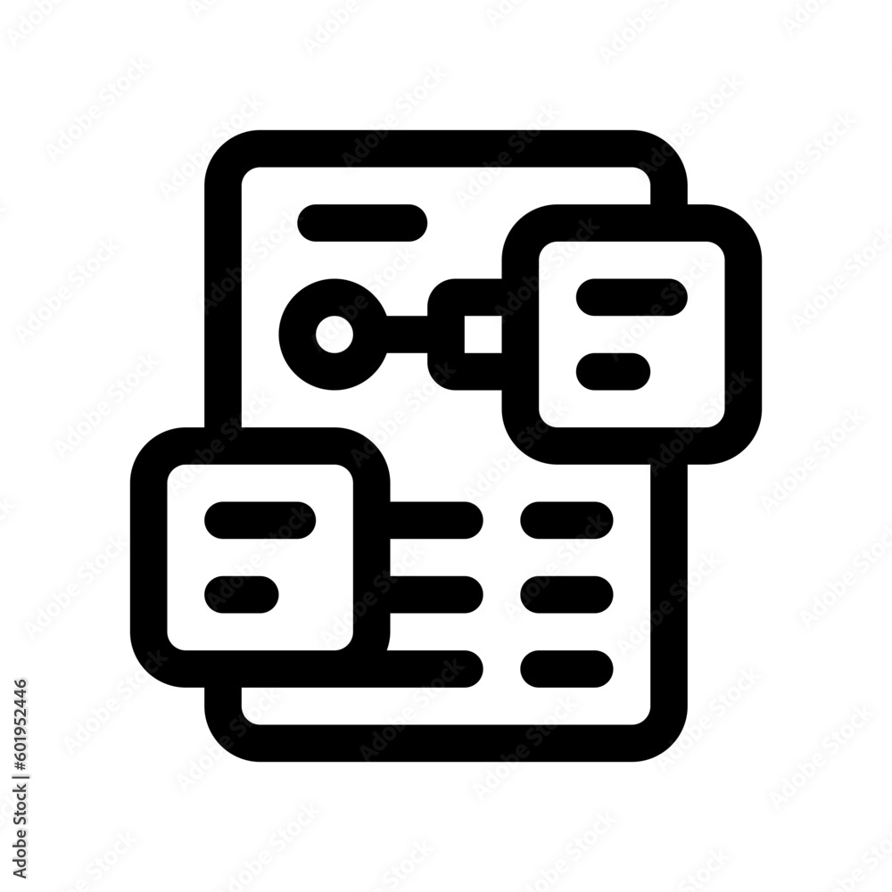 Editable design prototype, ui, ux vector icon. Part of a big icon set ...
